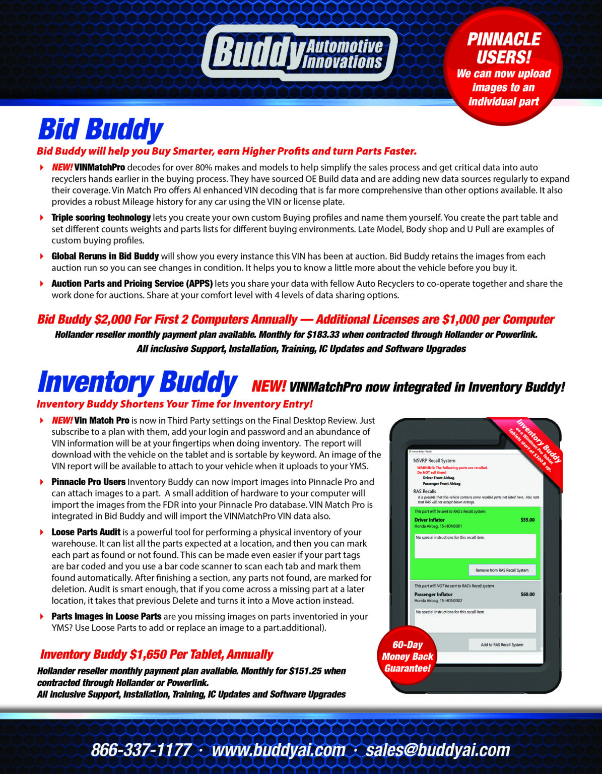 Inventory Buddy | Buddy Automotive Innovations LLC